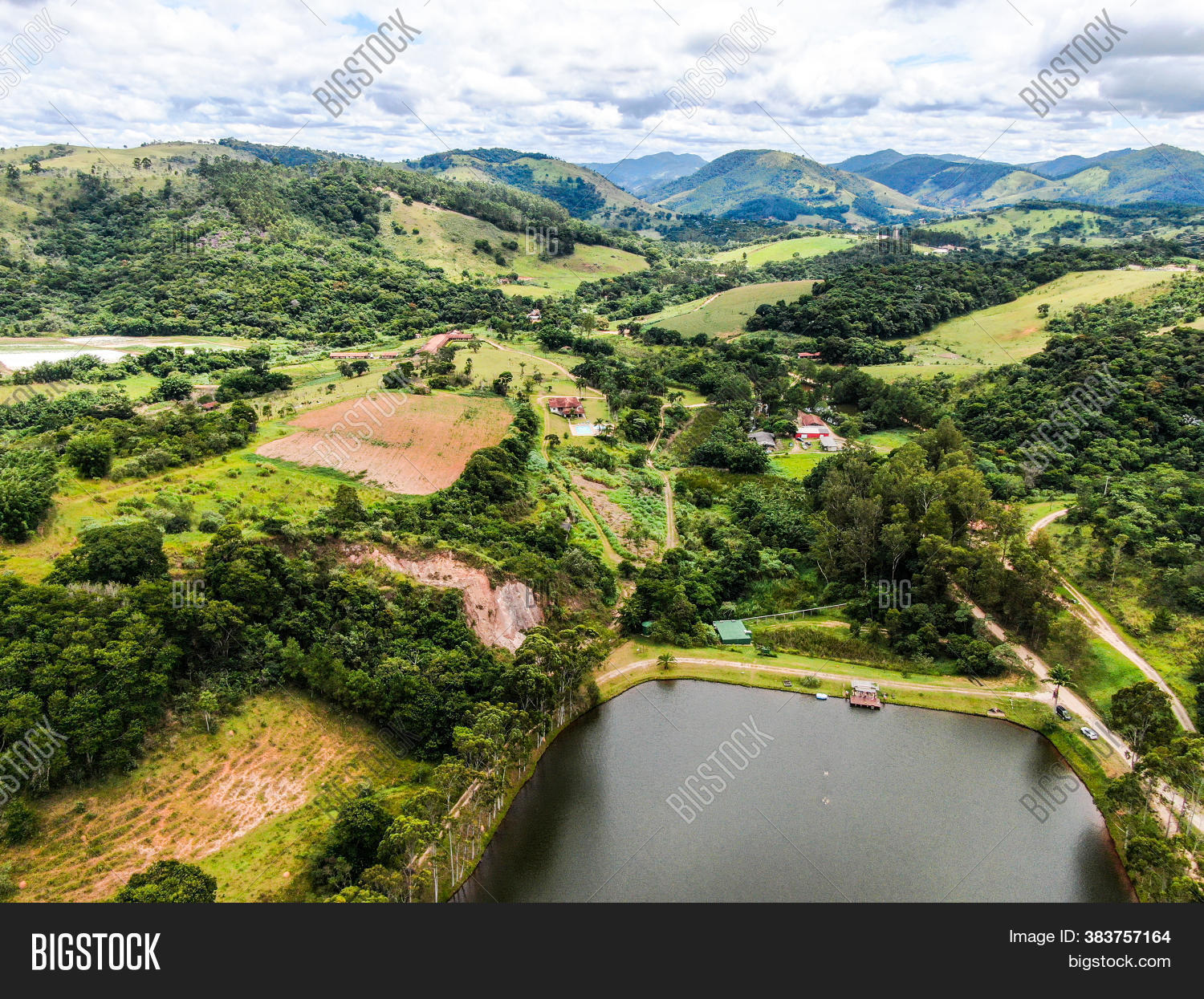 Aerial View Valley Image & Photo (Free Trial) | Bigstock