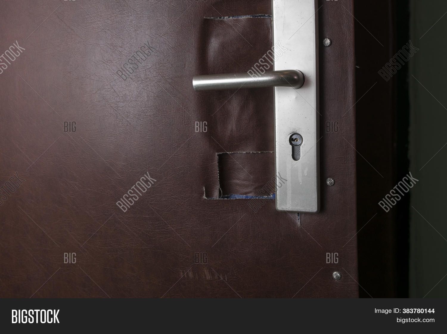 Closeup Damaged Door Image & Photo (Free Trial) | Bigstock