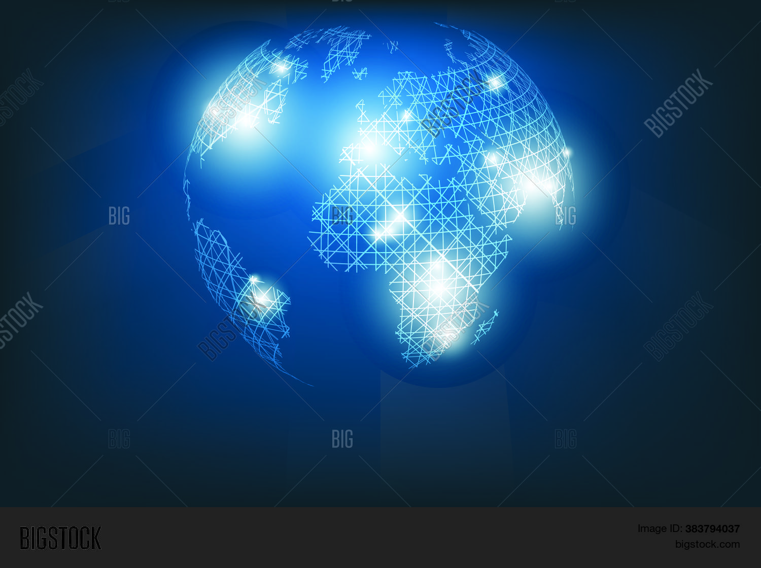 Abstract World Map Vector & Photo (Free Trial) | Bigstock