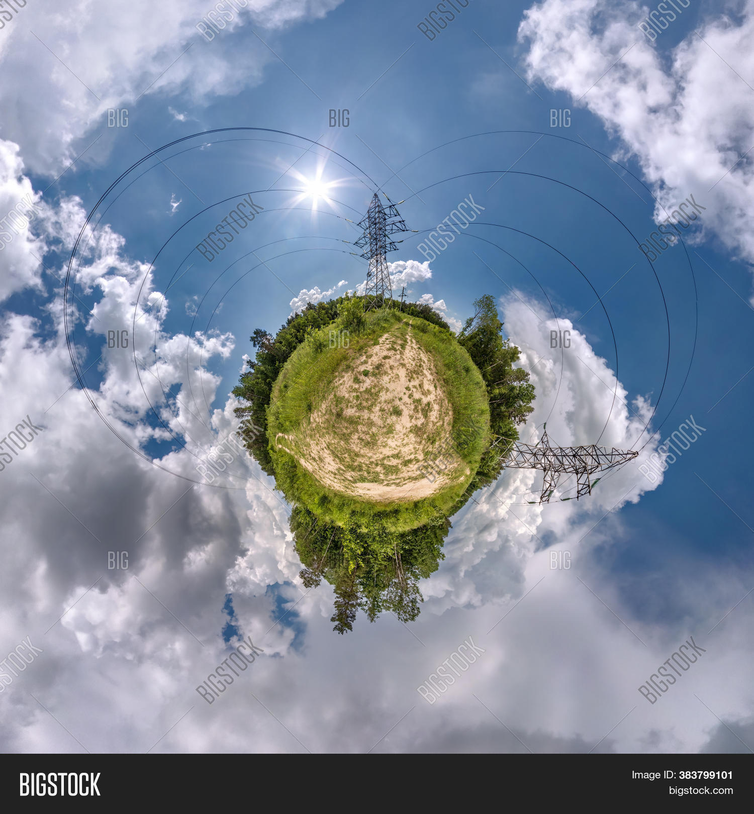 Green Little Planet Image & Photo (Free Trial) | Bigstock