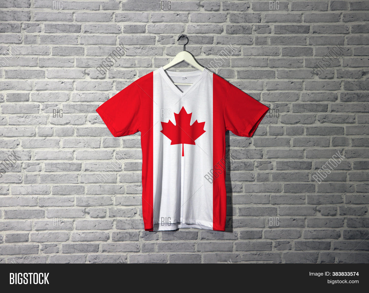 Canada Flag On Shirt Image & Photo (Free Trial) | Bigstock