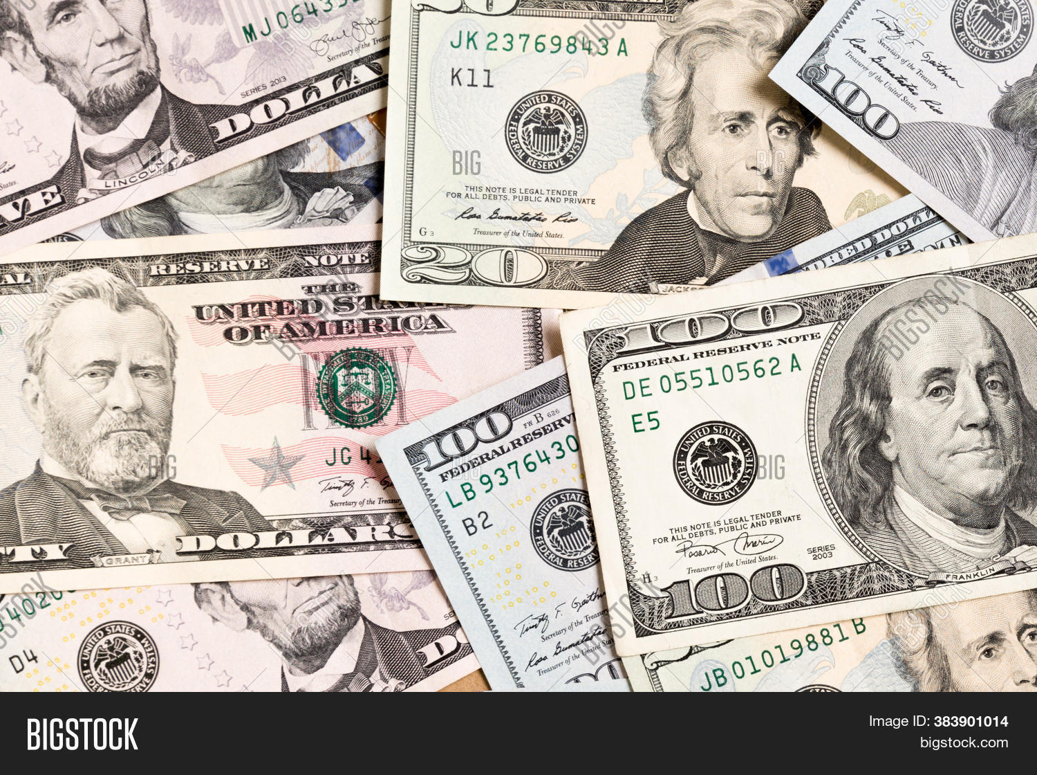 Dollar Banknotes Top Image & Photo (Free Trial) | Bigstock