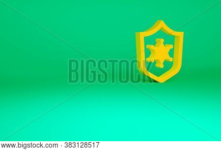 Orange Police Badge Image & Photo (Free Trial) | Bigstock