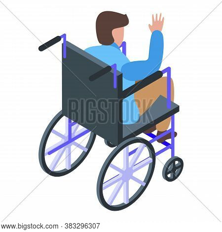 Boy Wheelchair Icon. Vector & Photo (Free Trial) | Bigstock