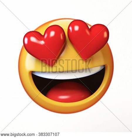 Falling Love Emoji Image & Photo (Free Trial) | Bigstock