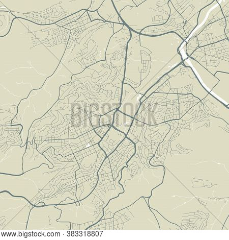 Stuttgart City Map Vector & Photo (Free Trial) | Bigstock
