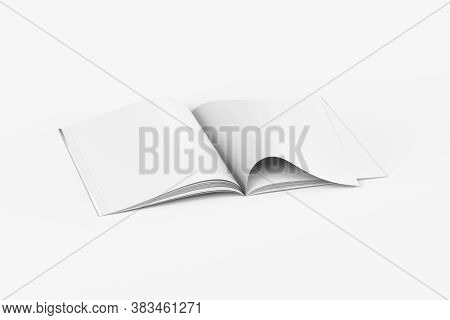 Blank Open Magazine A4 Image & Photo (Free Trial) | Bigstock