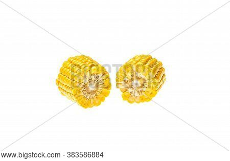 Two Pieces Corn Cobs Image & Photo (Free Trial) | Bigstock