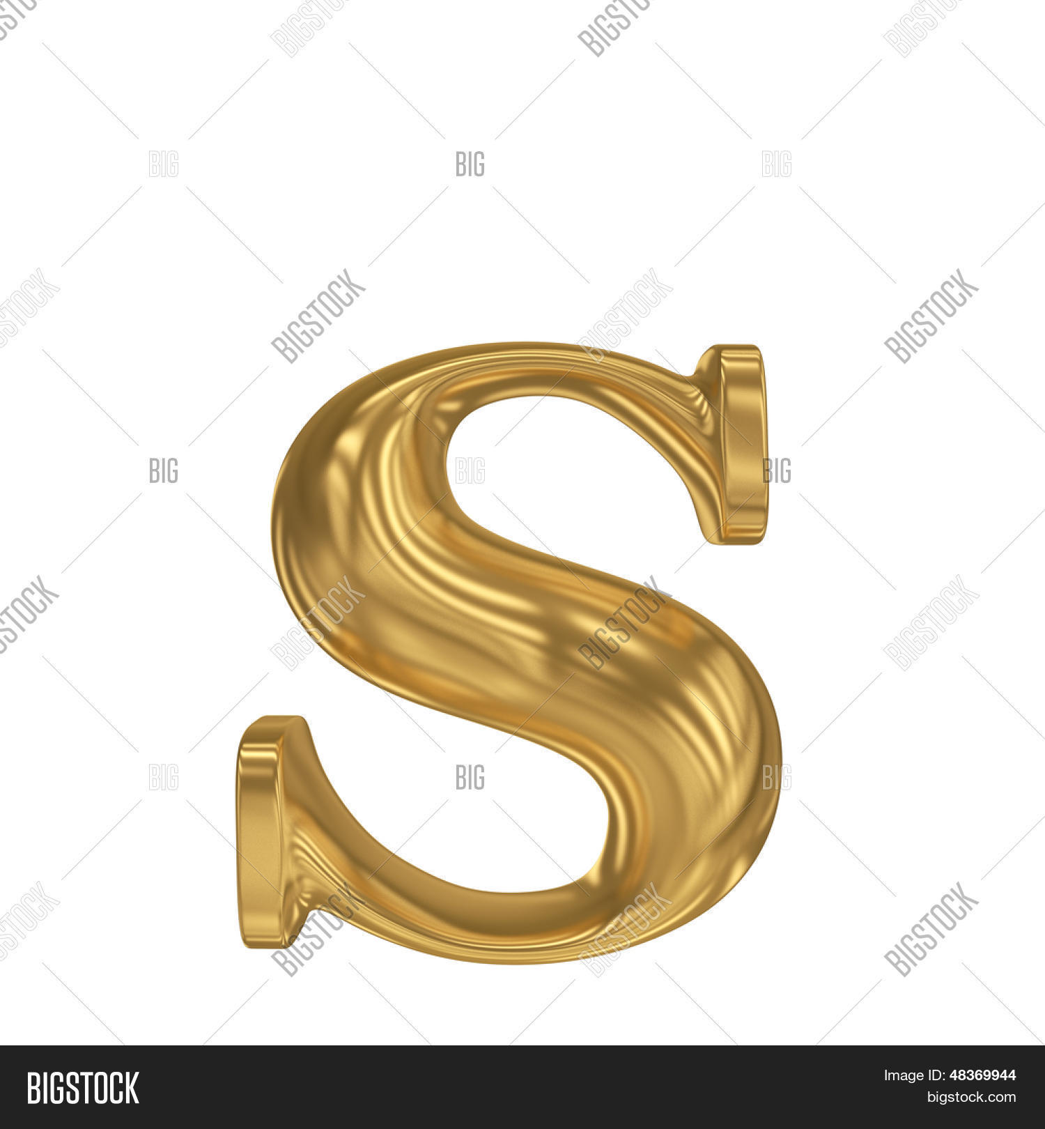Golden Letter S. Gold Image & Photo (Free Trial) | Bigstock