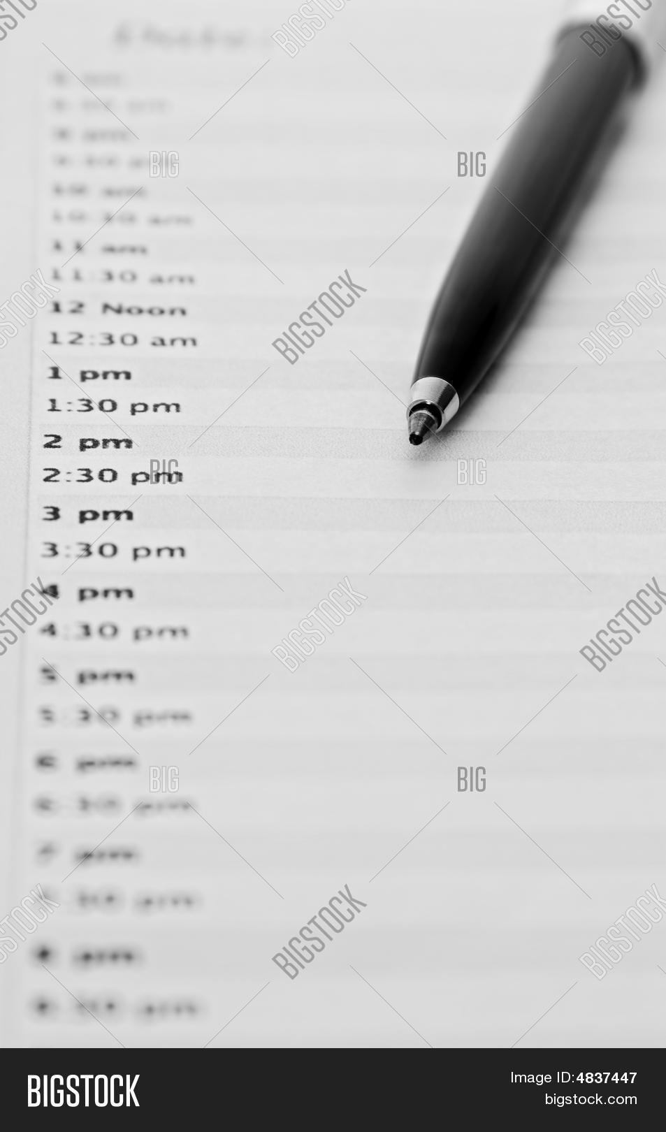 Daily Planner Pen. Image & Photo (Free Trial) | Bigstock