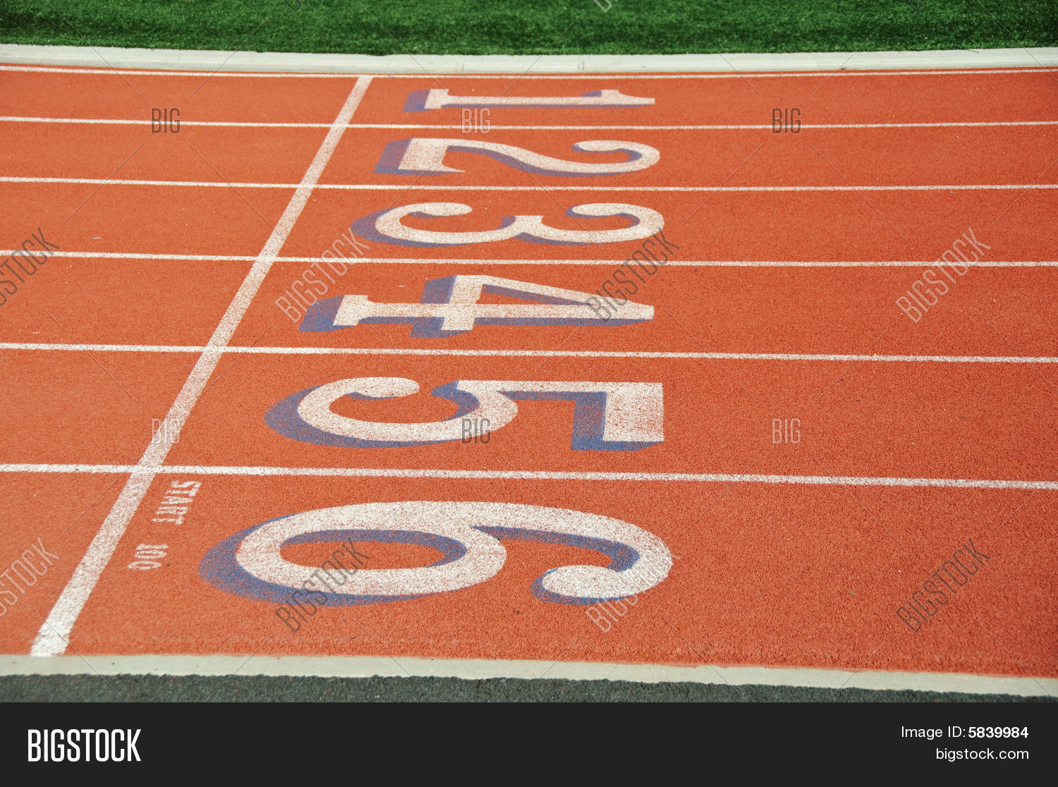 Lanes Red Race Track Image & Photo (Free Trial) | Bigstock