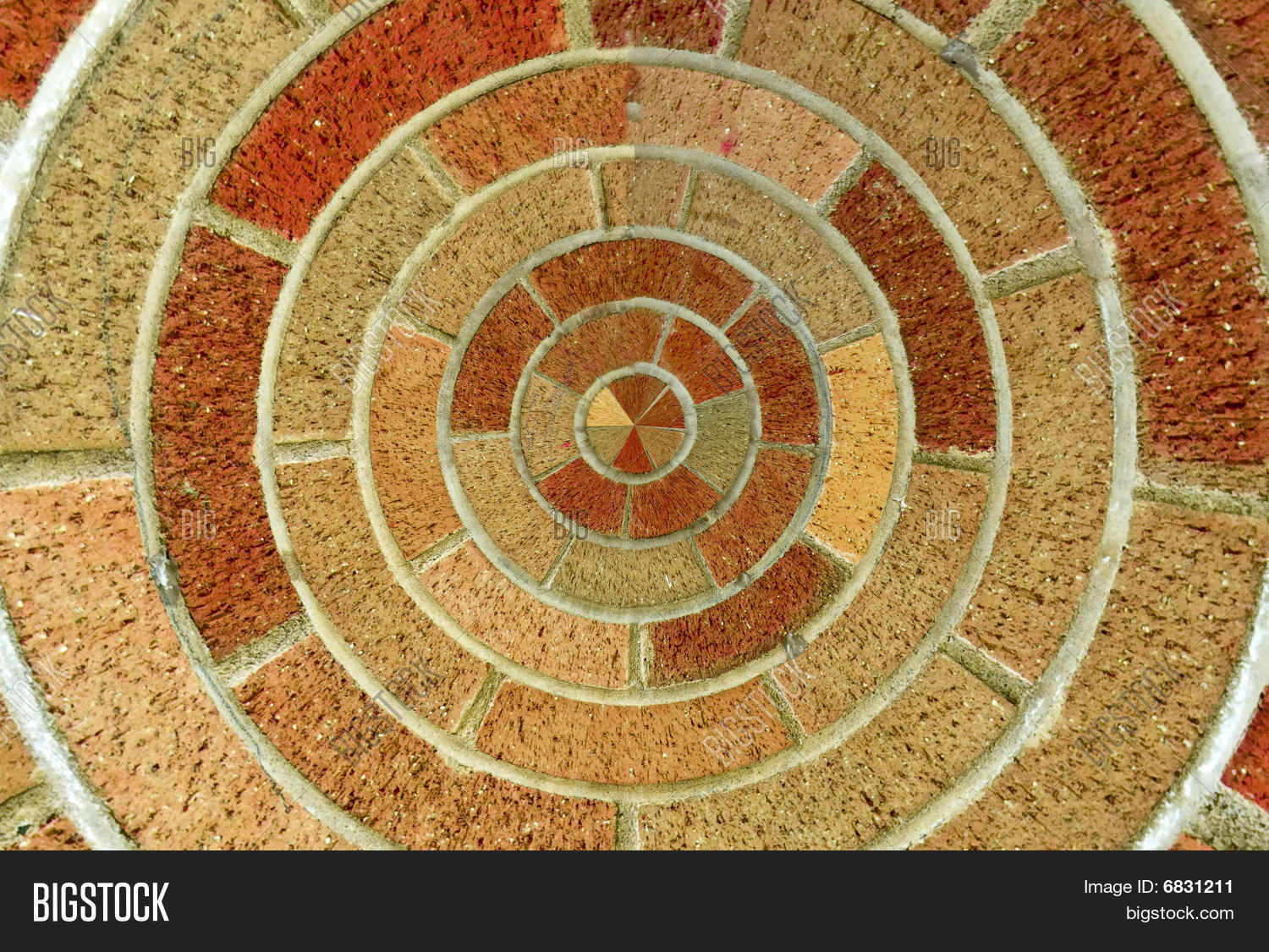 Circular Brick Pattern Image & Photo (Free Trial) | Bigstock