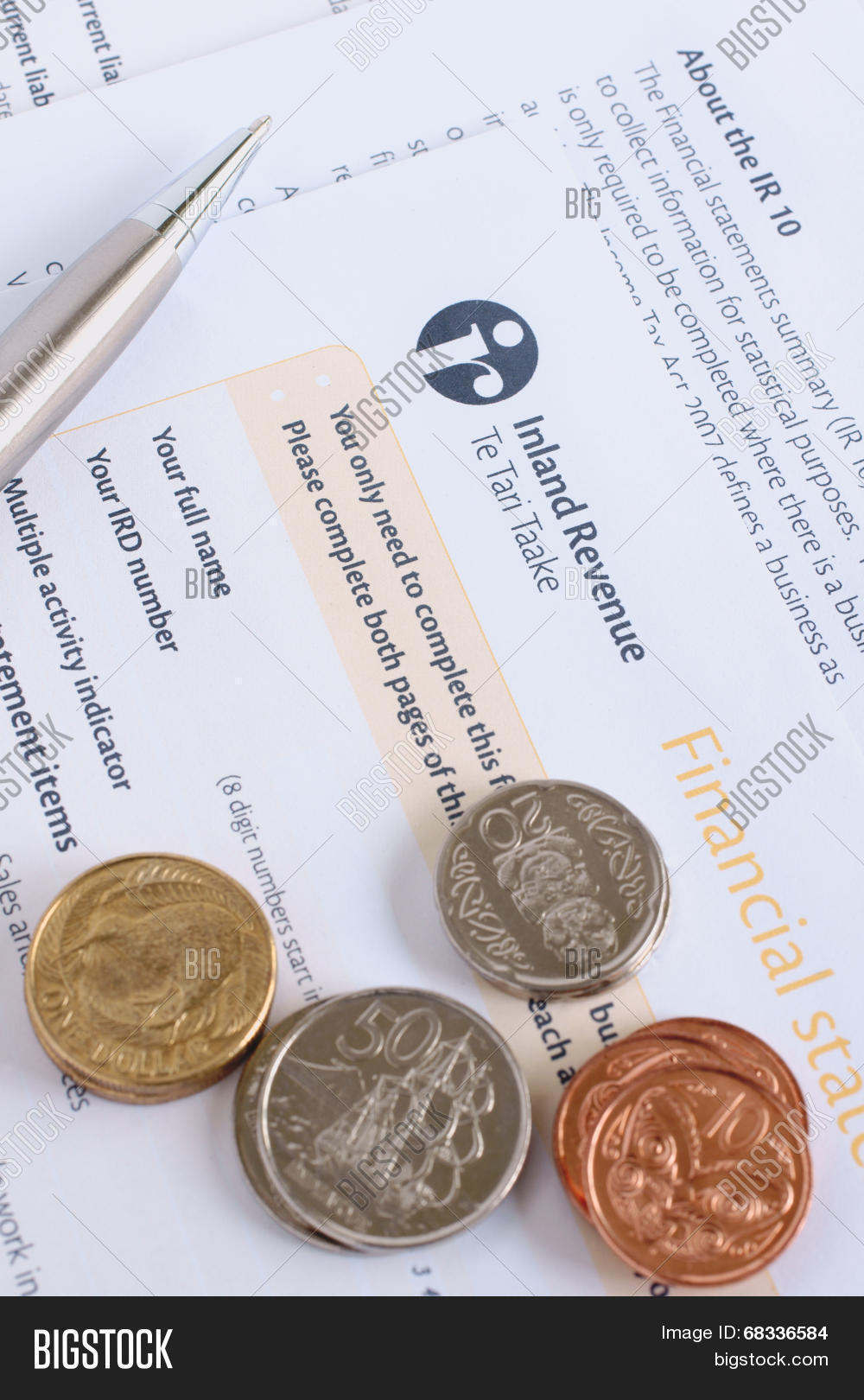 New Zealand Tax Image & Photo (Free Trial) | Bigstock