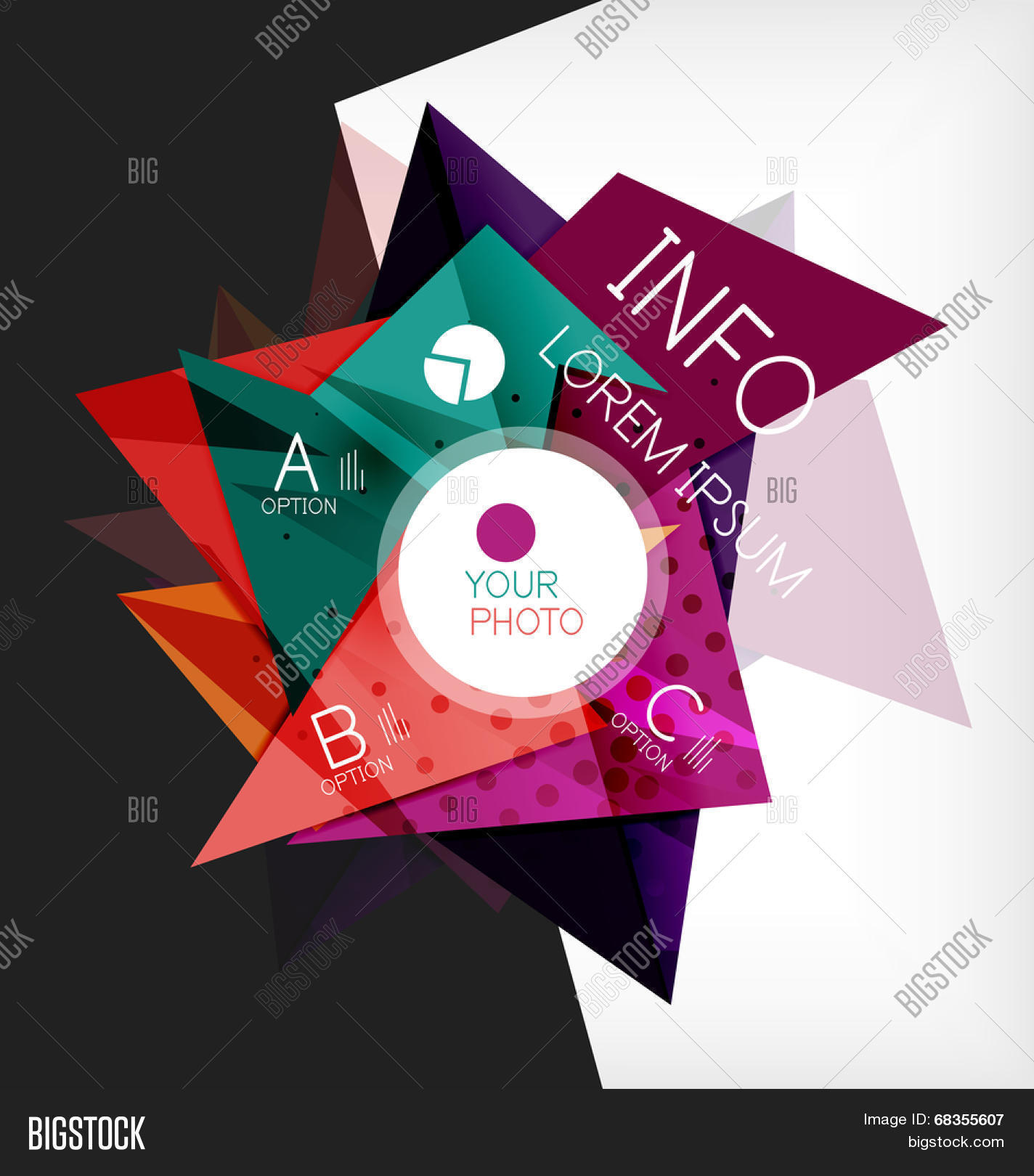Infographic Abstract Vector & Photo (Free Trial) | Bigstock