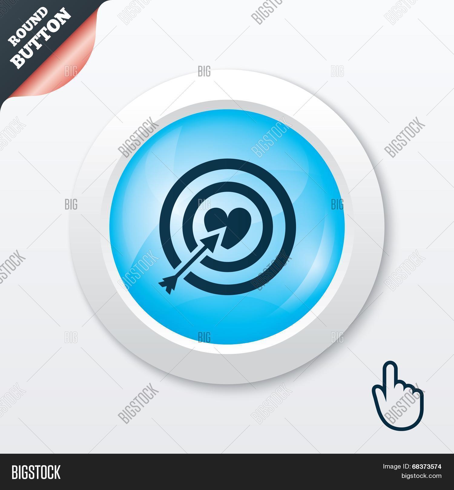 Target Aim Sign Icon Vector & Photo (Free Trial) | Bigstock