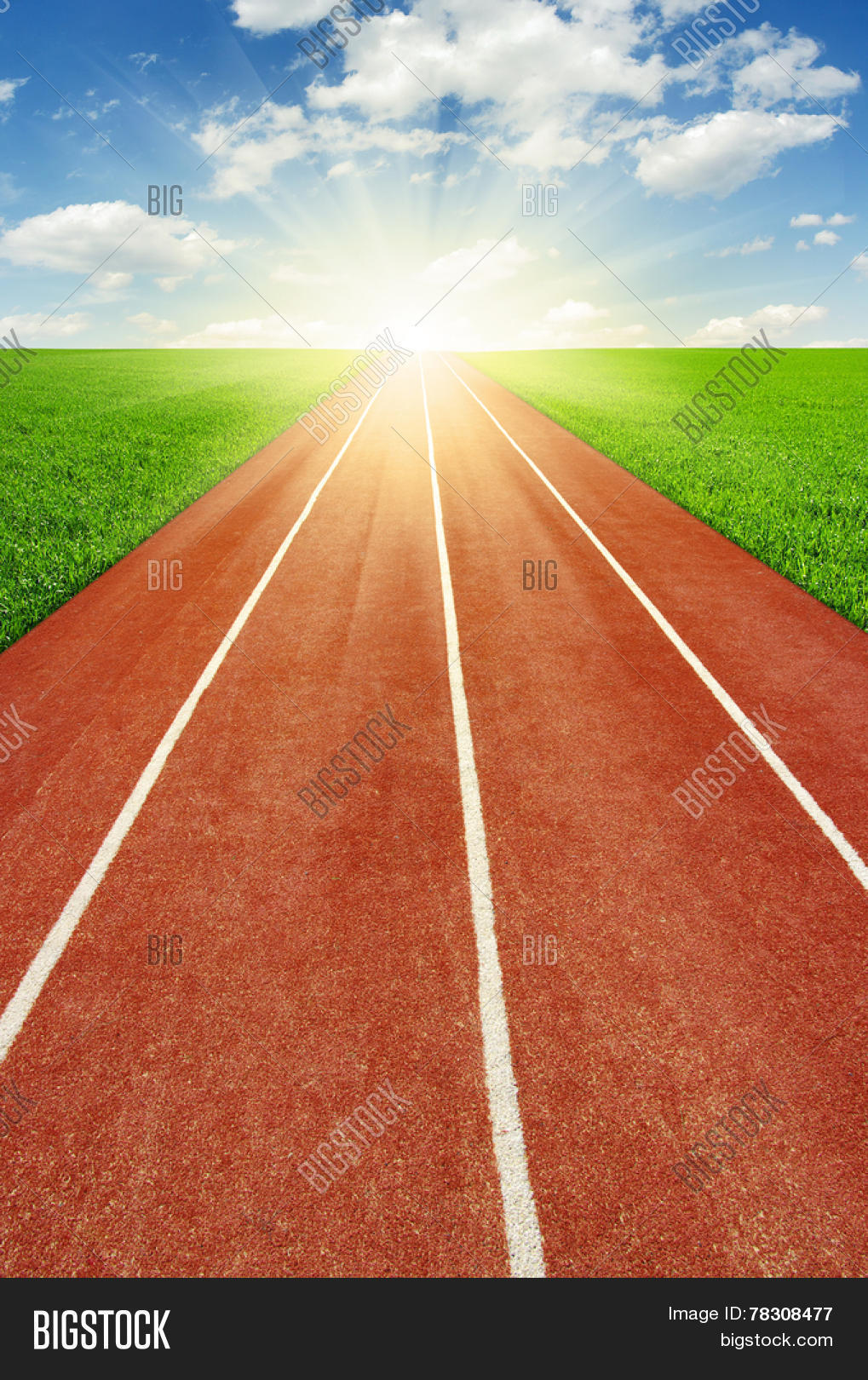 Running Track Field Image & Photo (Free Trial) | Bigstock
