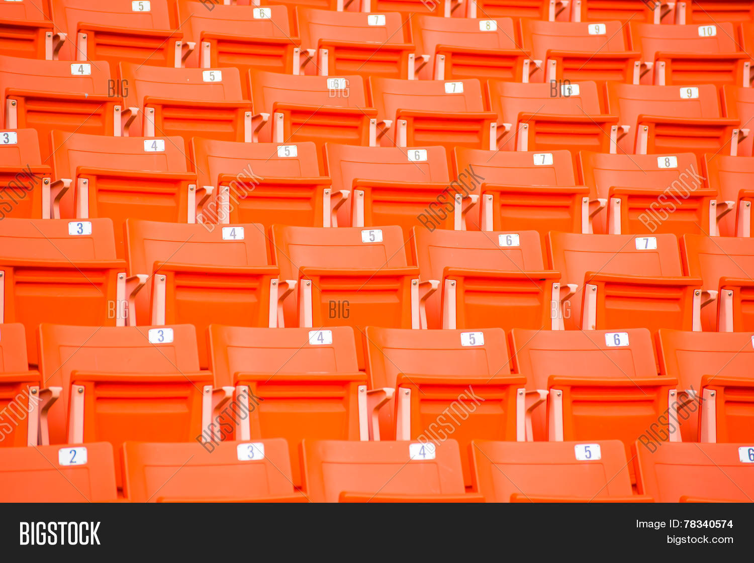 Stadium, Red Seats On Image & Photo (Free Trial) | Bigstock