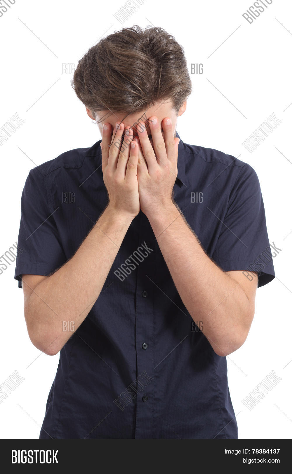 Ashamed Worried Man Image & Photo (Free Trial) | Bigstock