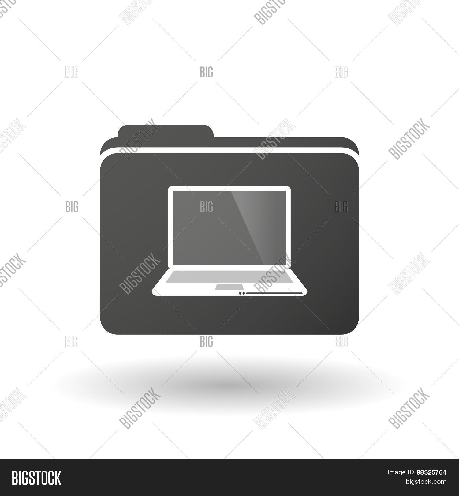 Isolated Folder Icon Vector & Photo (Free Trial) | Bigstock
