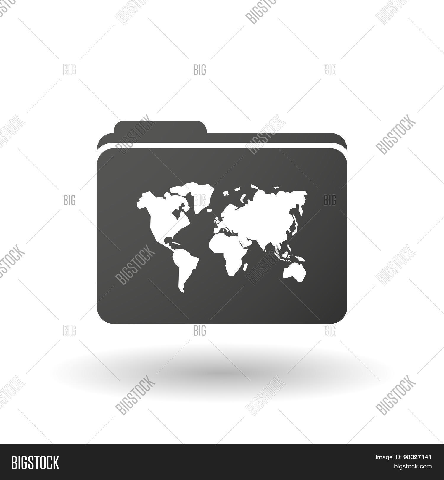 Isolated Folder Icon Vector & Photo (Free Trial) | Bigstock
