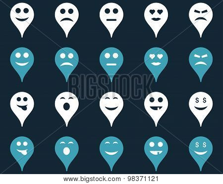 Emotion Map Marker Vector & Photo (Free Trial) | Bigstock