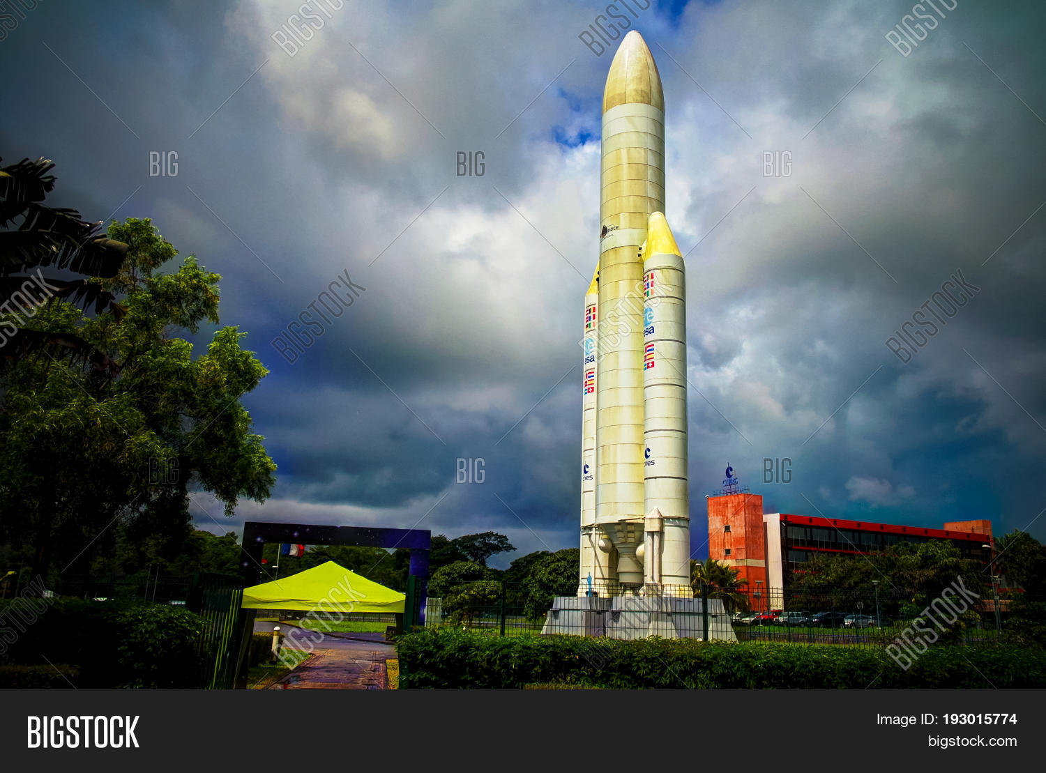 Space Rocket Monument Image & Photo (Free Trial) | Bigstock