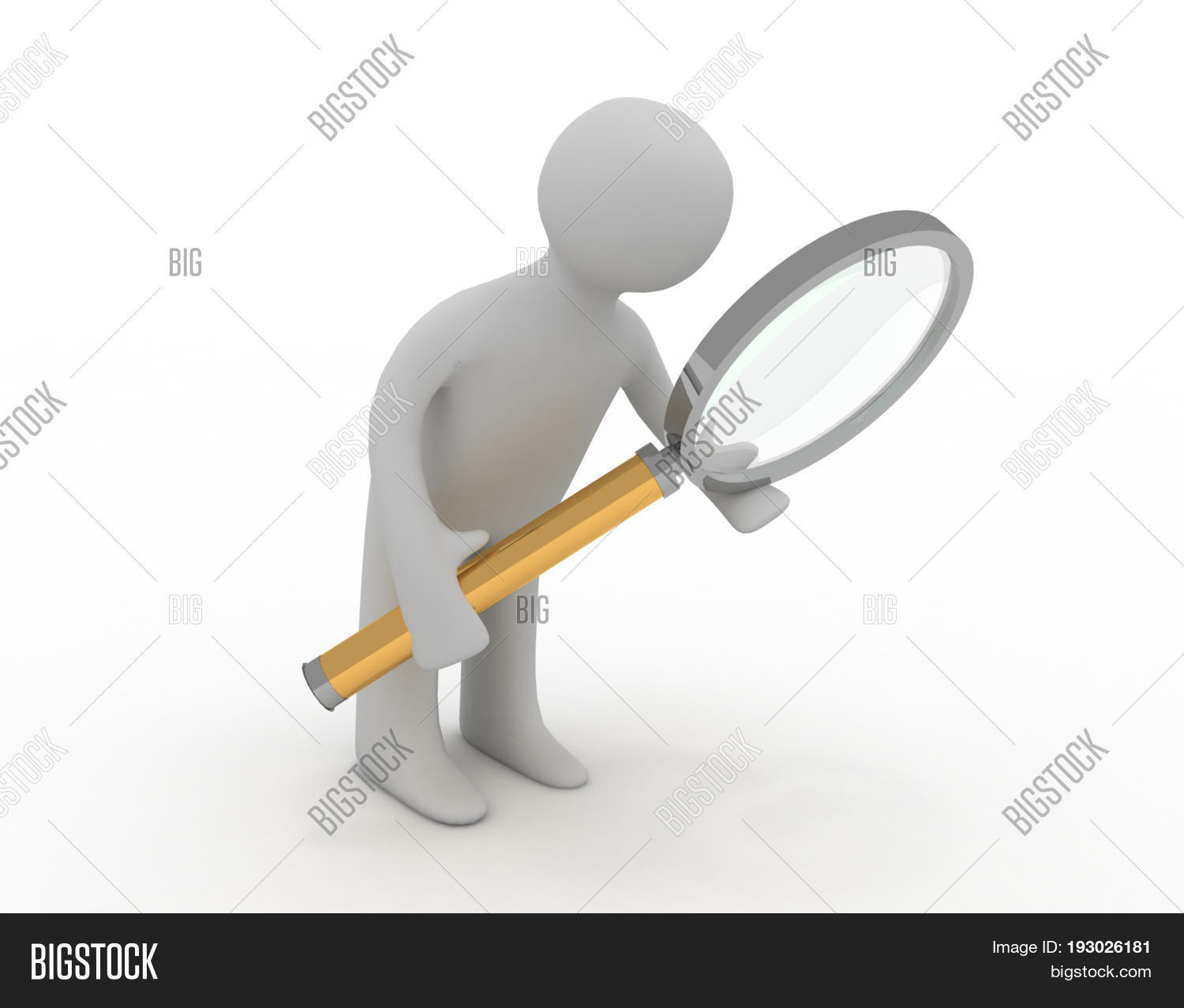 3d Man Lens . 3d Image & Photo (Free Trial) | Bigstock