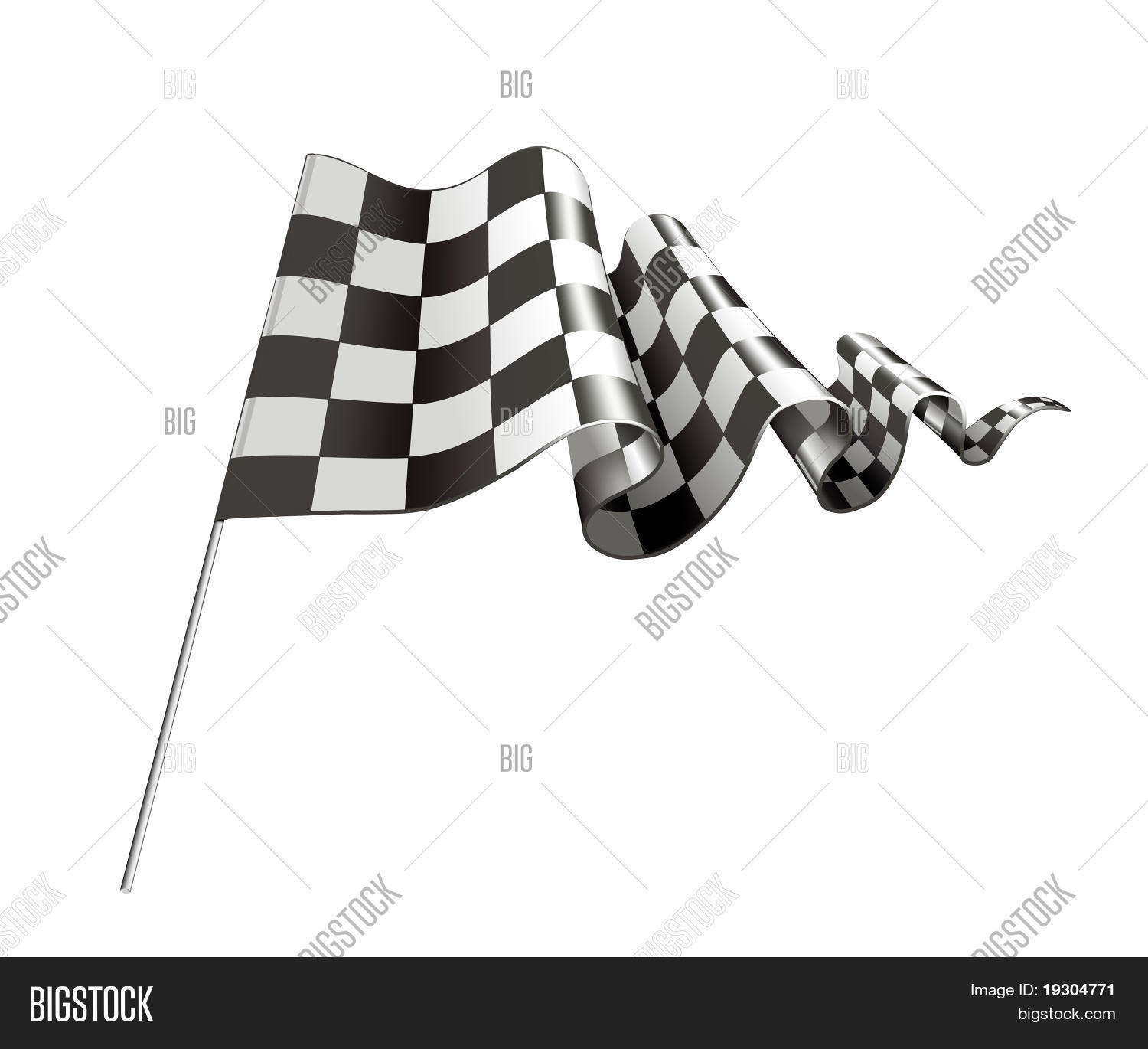 Checkered Flag, Bitmap Image & Photo (Free Trial) | Bigstock