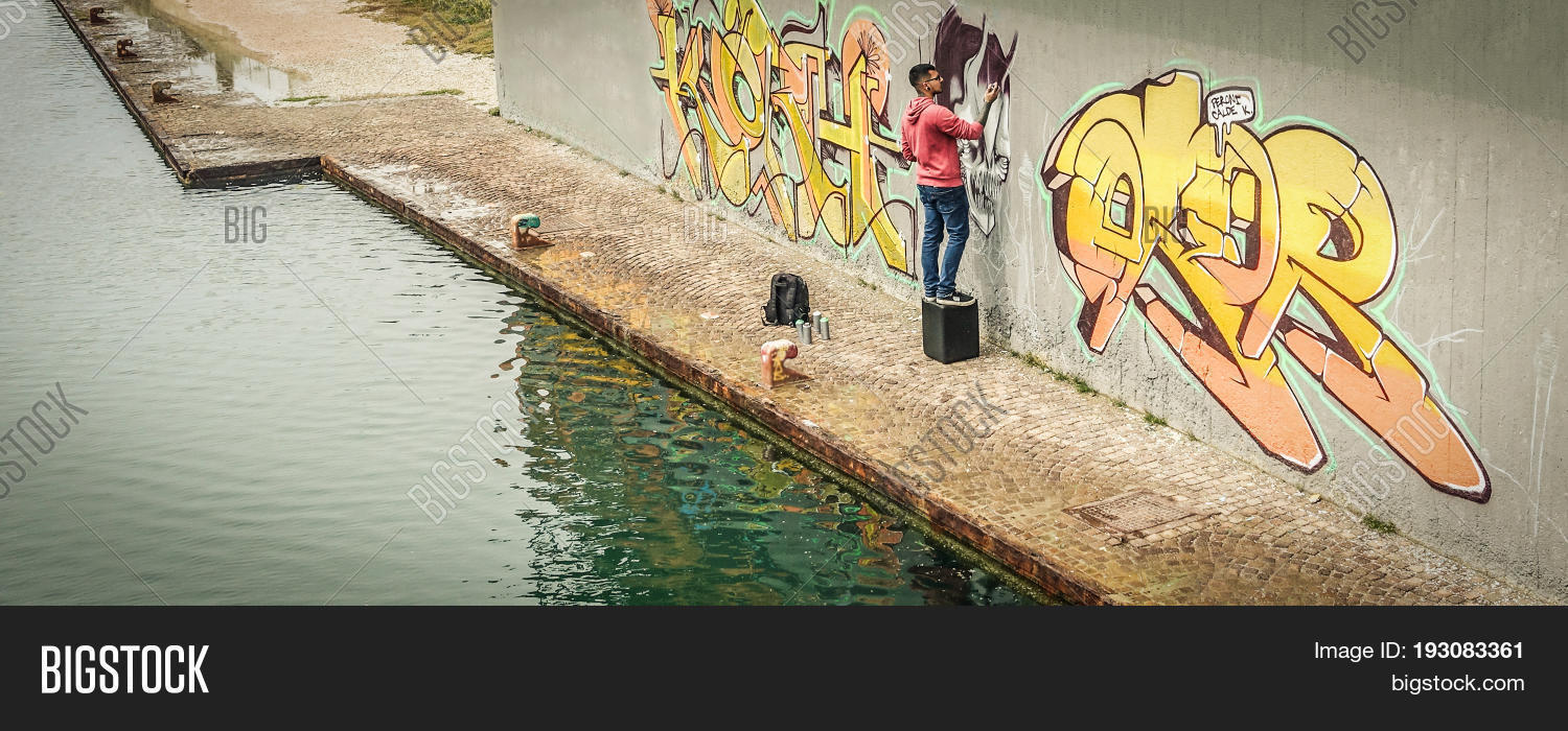 Young Graffiti Writer Image & Photo (Free Trial) | Bigstock