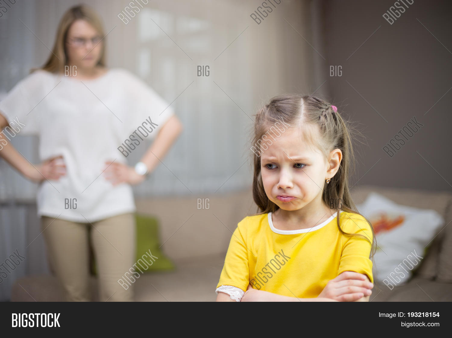 Mother Scolds Her Image & Photo (Free Trial) | Bigstock