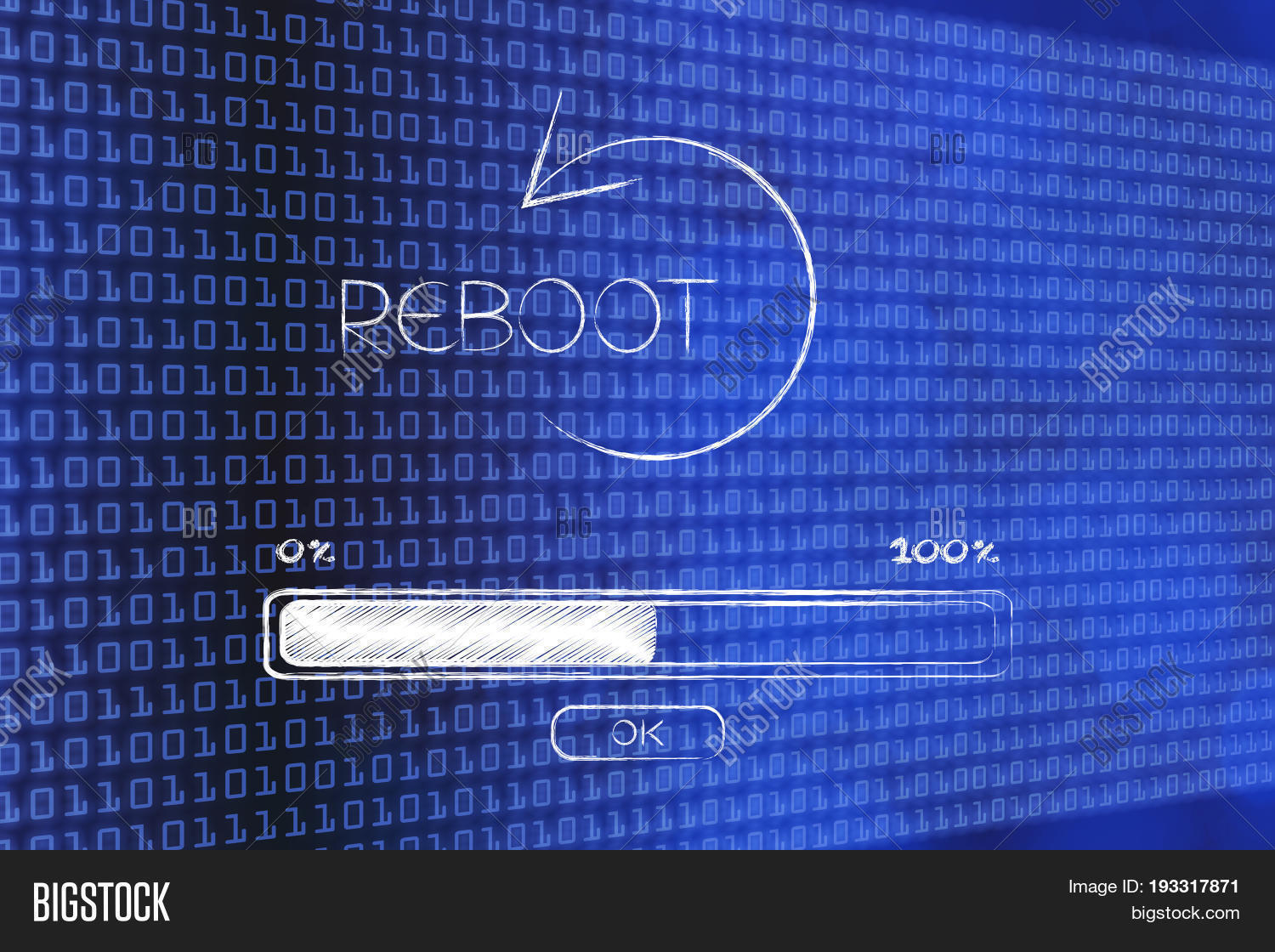 Reboot Icon Progress Image & Photo (Free Trial) | Bigstock
