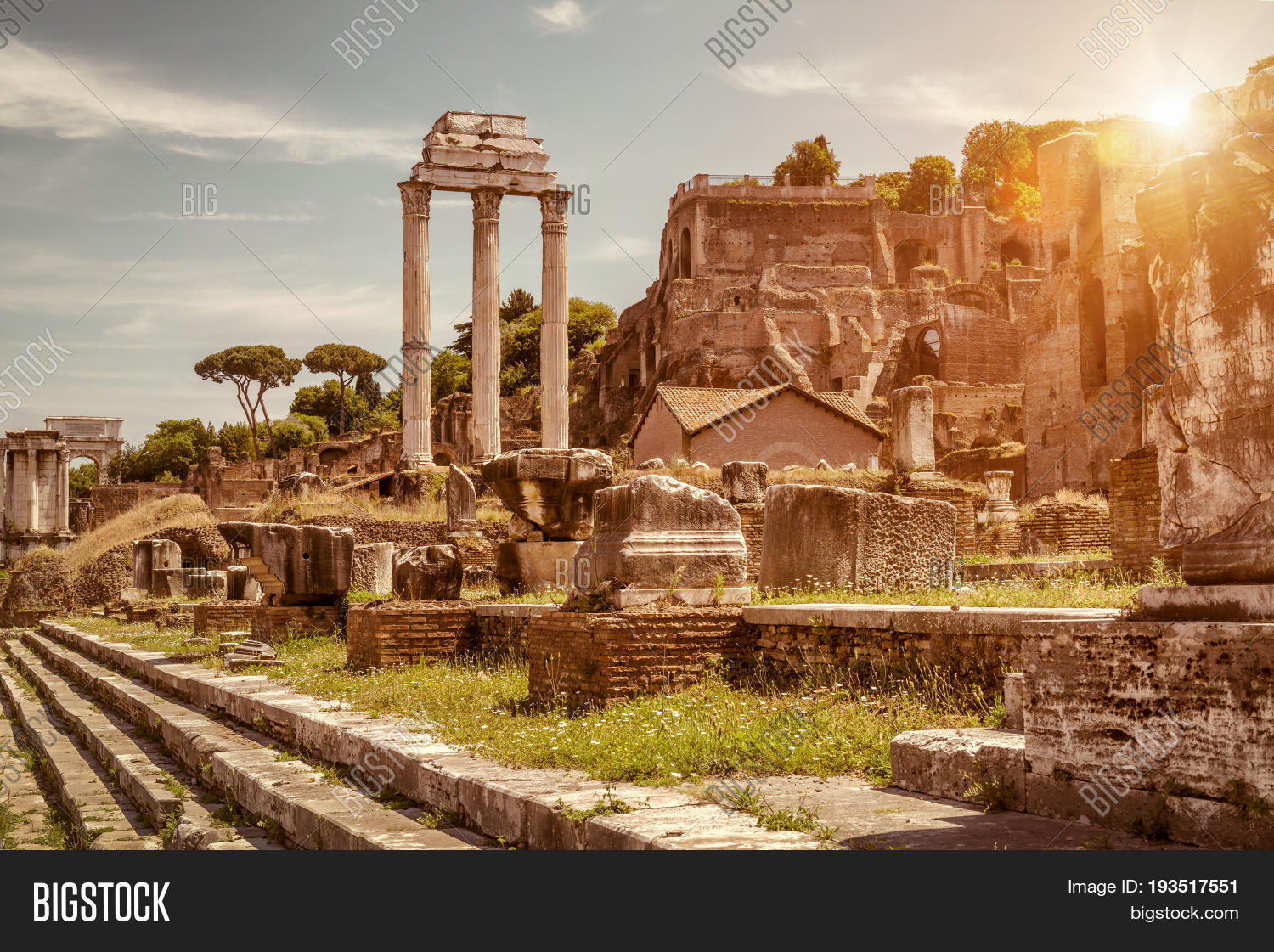 Ruins Roman Forum Image & Photo (Free Trial) | Bigstock