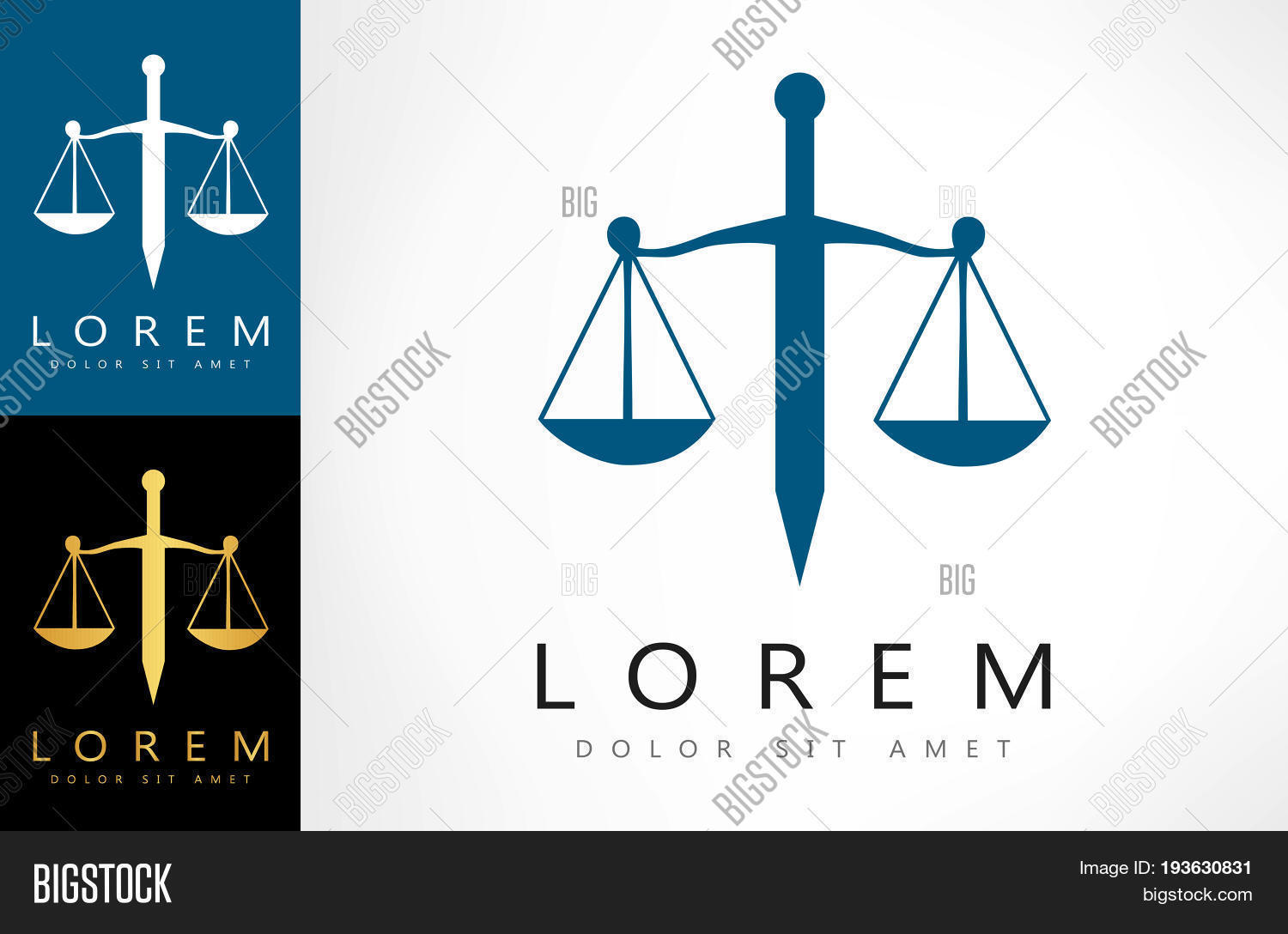Scale Justice Logo. Vector & Photo (Free Trial) | Bigstock