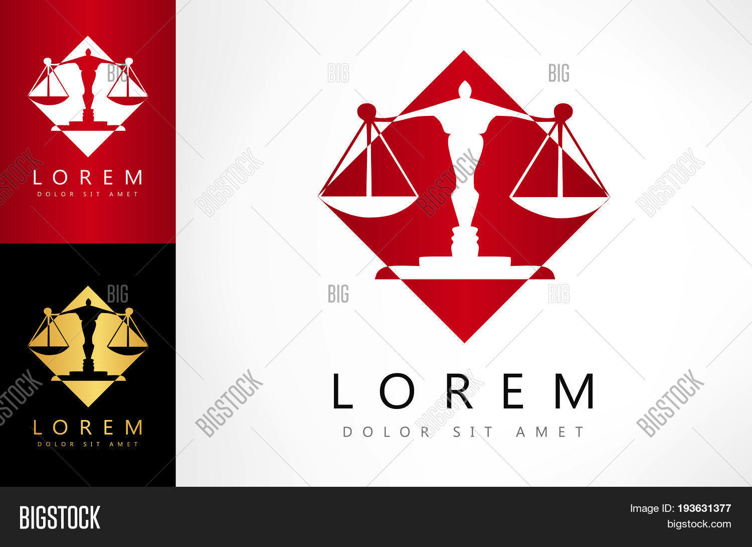 Scale Justice Logo. Vector & Photo (Free Trial) | Bigstock