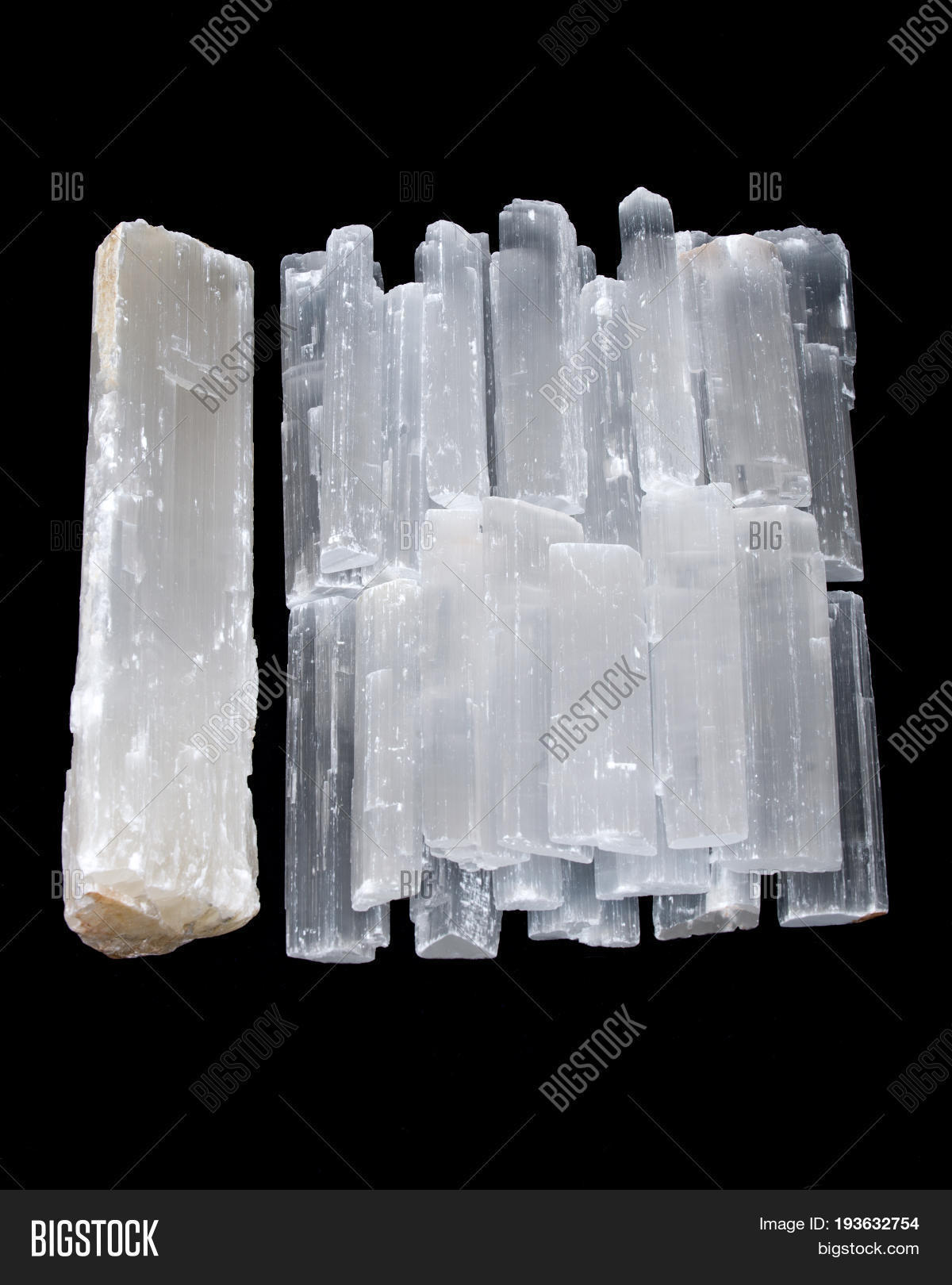 Natural White Selenite Image & Photo (Free Trial) | Bigstock