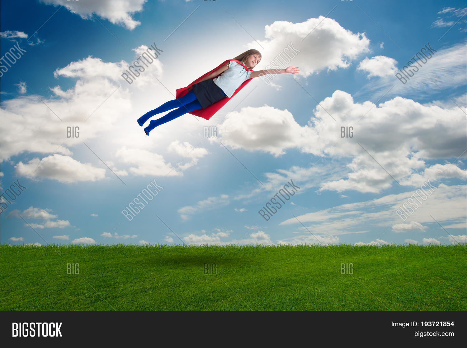 Superhero Kid Flying Image & Photo (Free Trial) | Bigstock