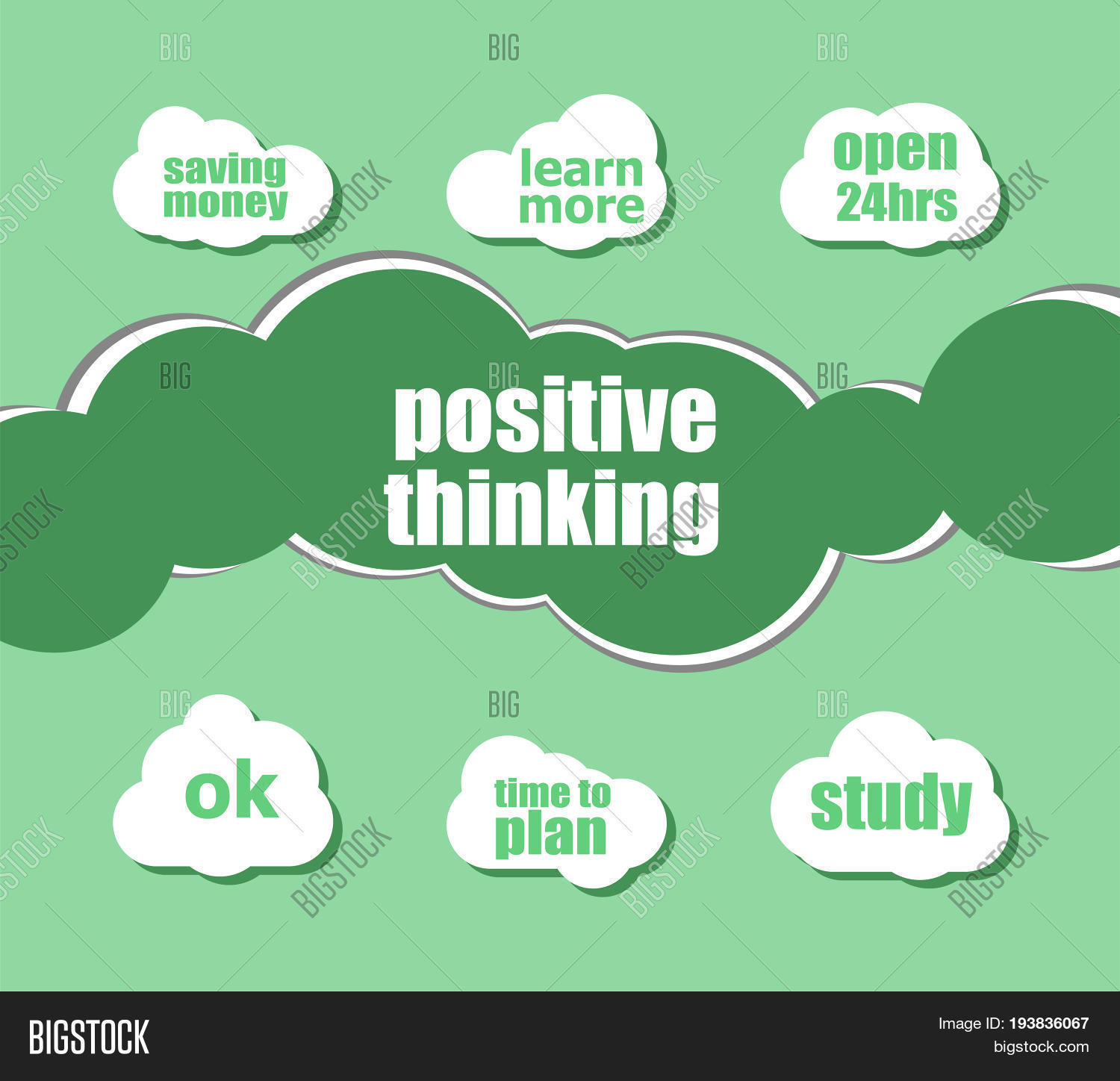 Text Positive Thinking Image & Photo (Free Trial) | Bigstock