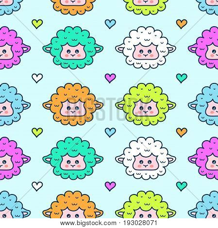 Cute Sheep. Lamb Face Vector & Photo (Free Trial) | Bigstock