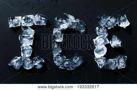 Ice Word Written Ice Image & Photo (Free Trial) | Bigstock