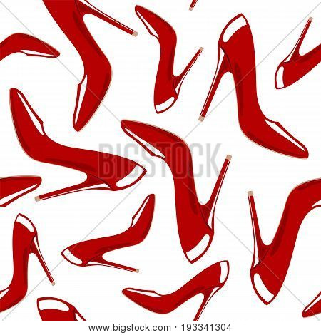Red Shoes Seamless Vector & Photo (Free Trial) | Bigstock