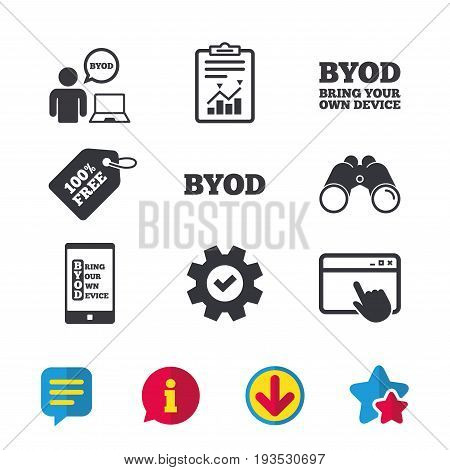 BYOD Icons. Human Vector & Photo (Free Trial) | Bigstock