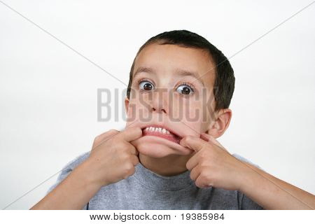Young Boy Making Scary Image & Photo (Free Trial) | Bigstock