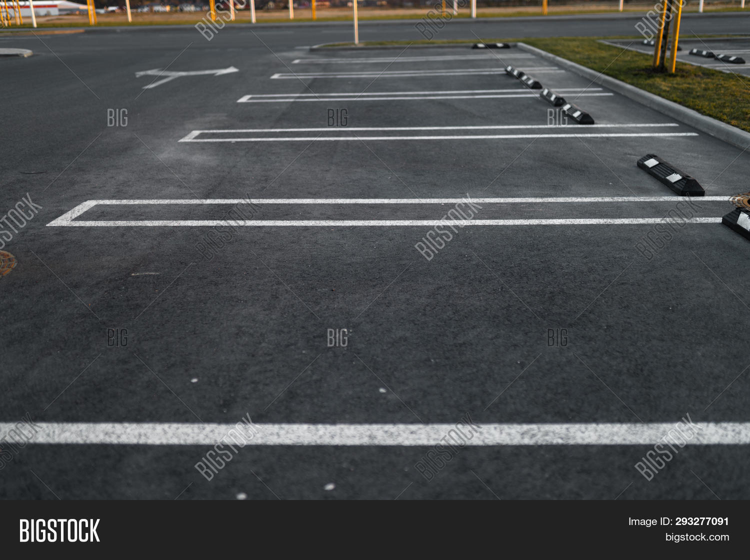 Empty Parking Lots Image & Photo (Free Trial) | Bigstock