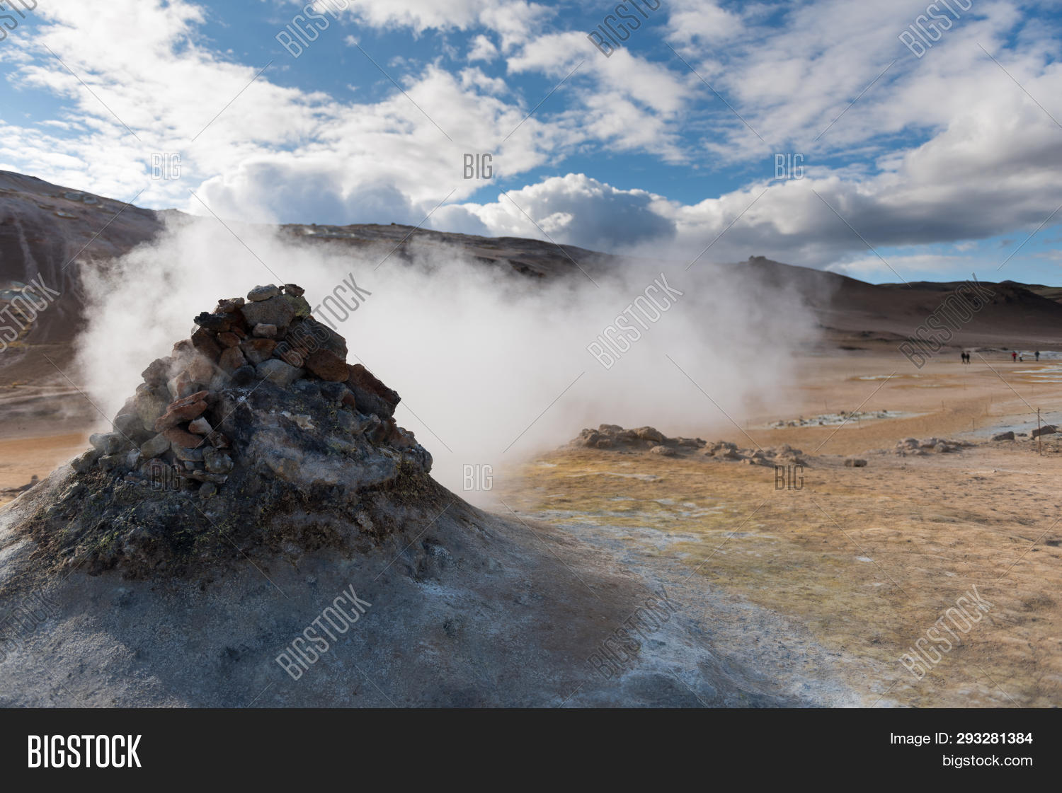 Smoking Fumarole Near Image & Photo (Free Trial) | Bigstock