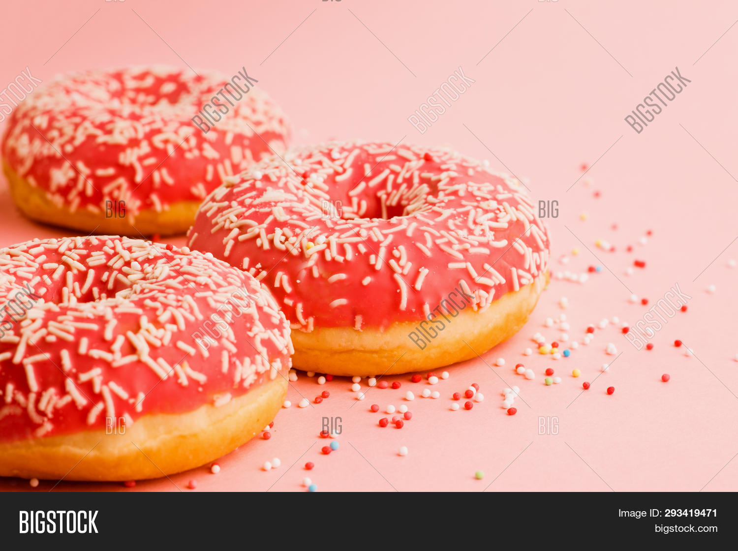 Coral Donuts. Donuts Image & Photo (Free Trial) | Bigstock