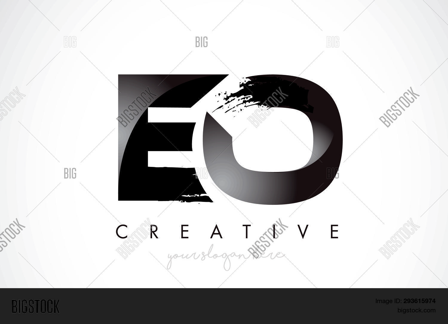 Eo Letter Design Vector & Photo (Free Trial) | Bigstock
