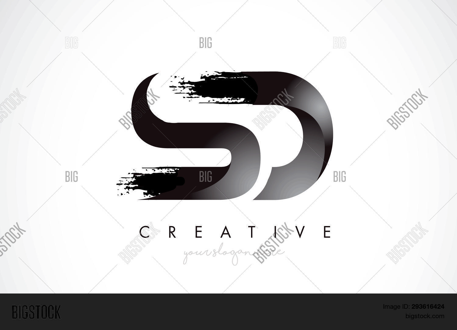Sd Letter Design Vector & Photo (Free Trial) | Bigstock