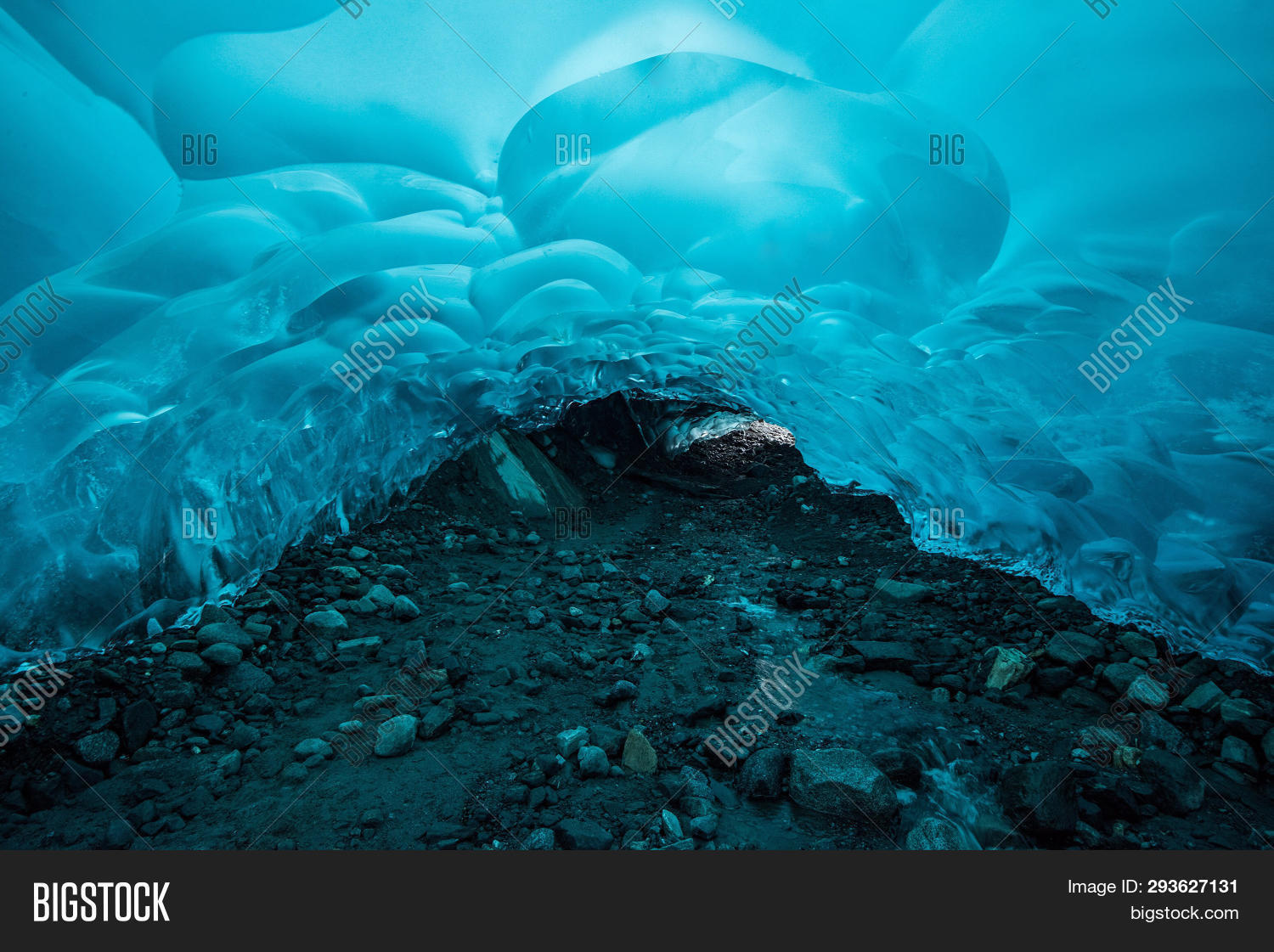 Hiking Inside Ice Cave Image & Photo (Free Trial) | Bigstock