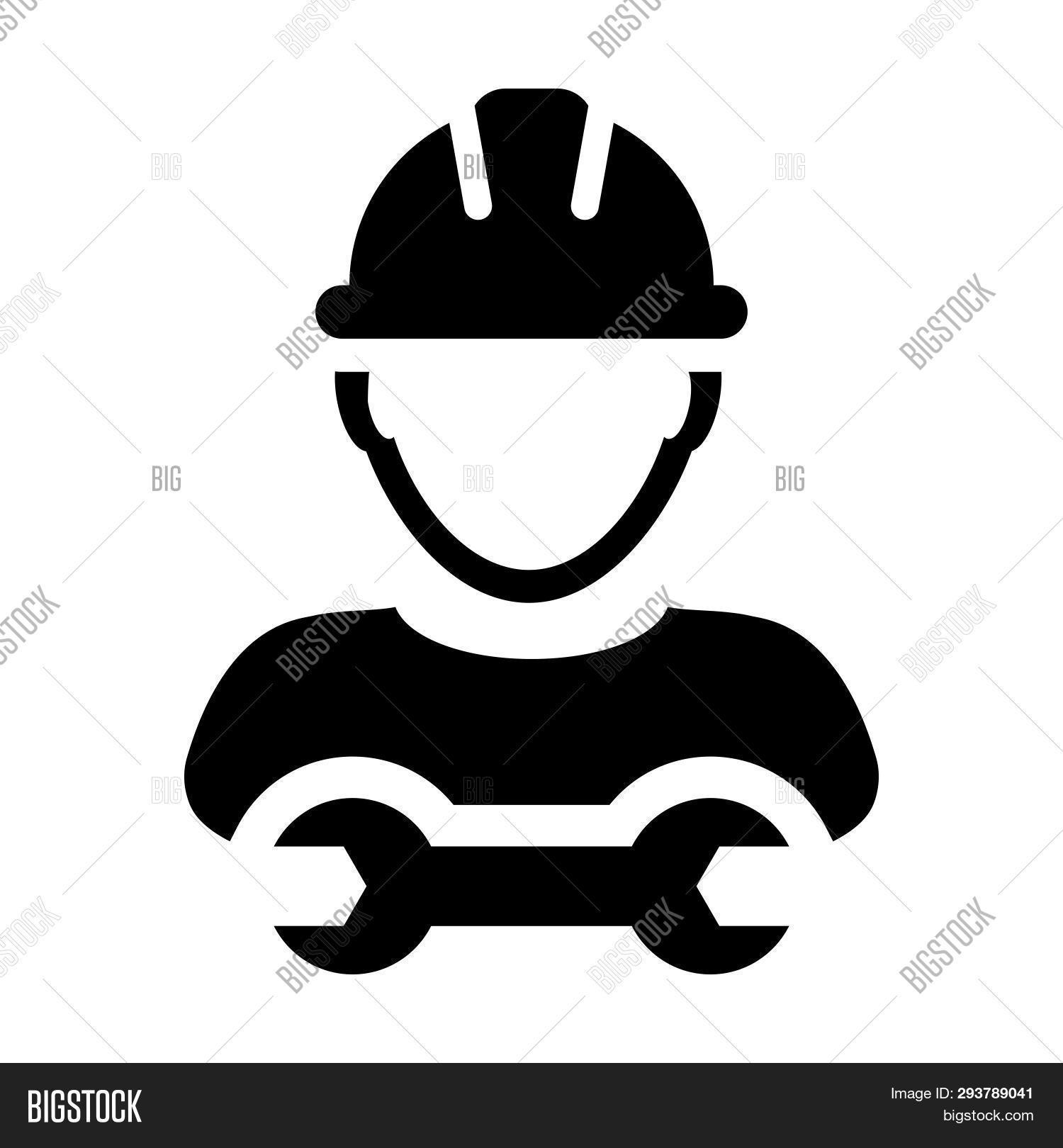 Contractor Icon Vector & Photo (Free Trial) | Bigstock