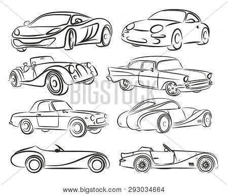 Set Symbols Motor Vector & Photo (Free Trial) | Bigstock